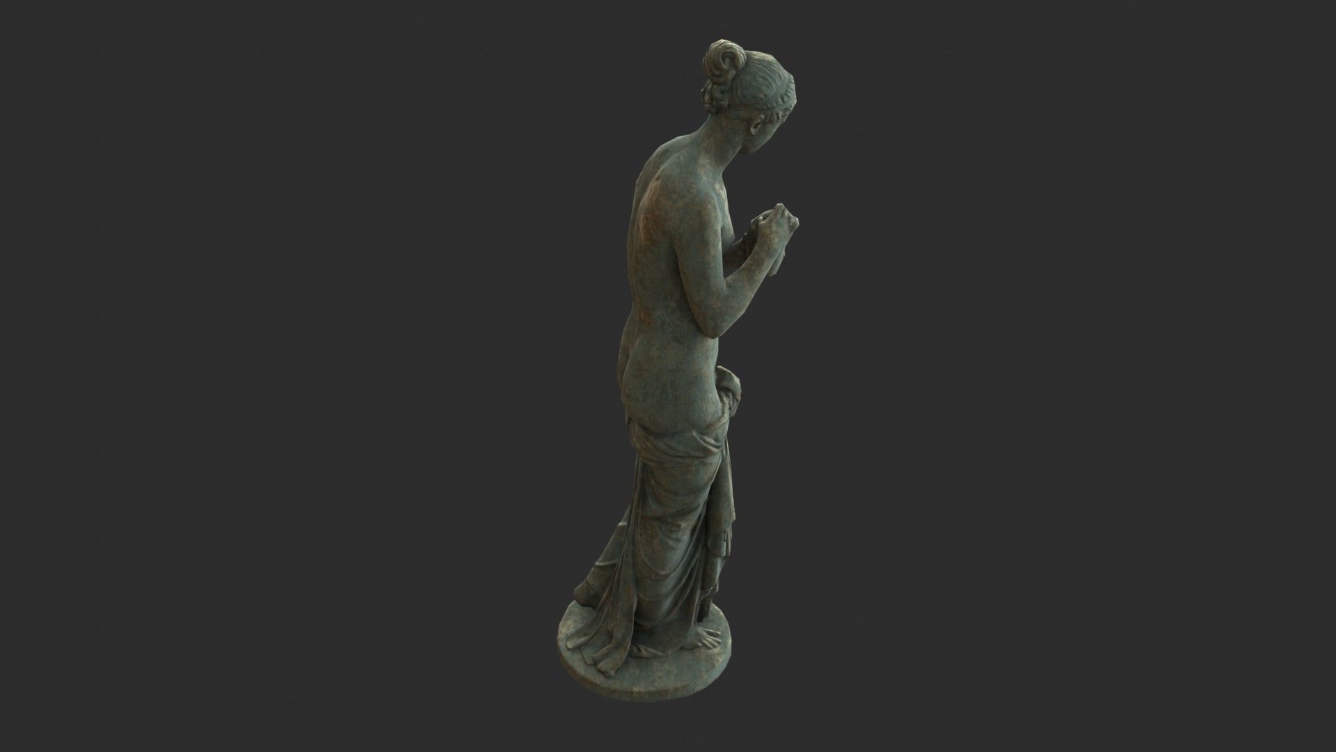 3D model Psyche Statue - Bronze VR / AR / low-poly | CGTrader