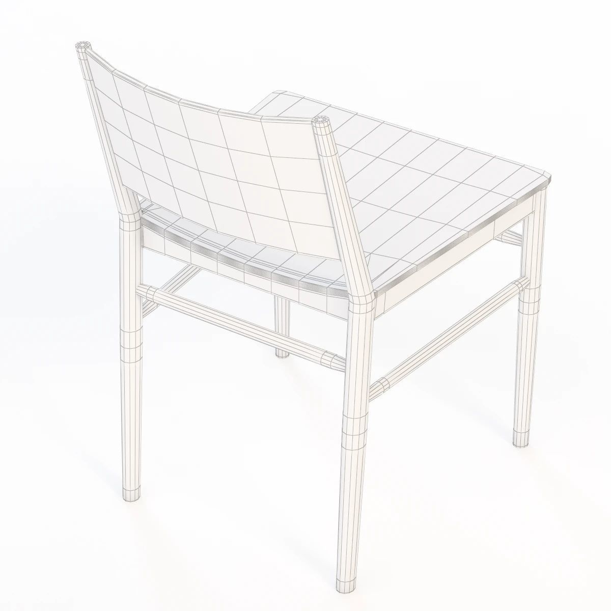 Billiani Tracy Dining Chair 3D model | CGTrader