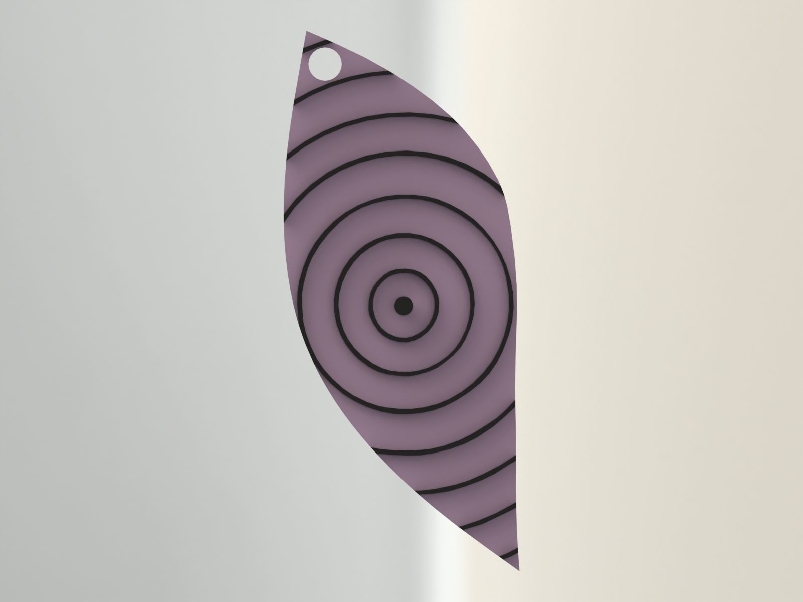 rinnegan keychain main part free 3D model 3D printable | CGTrader