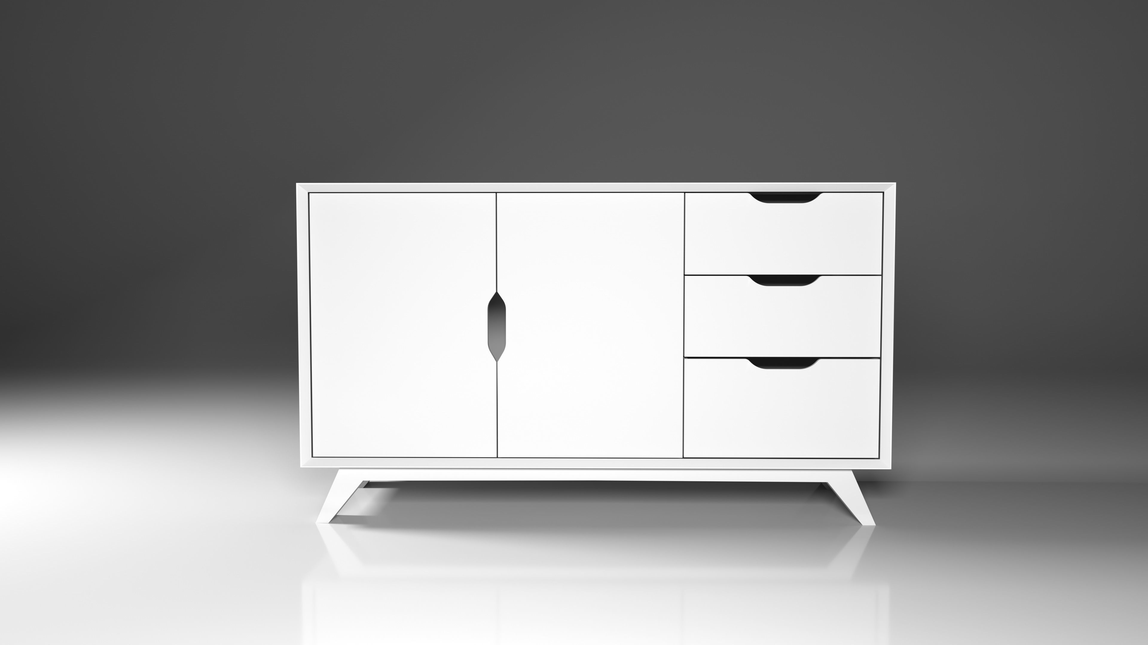 3D model Minimalist Storage unit -interior VR / AR / low-poly | CGTrader