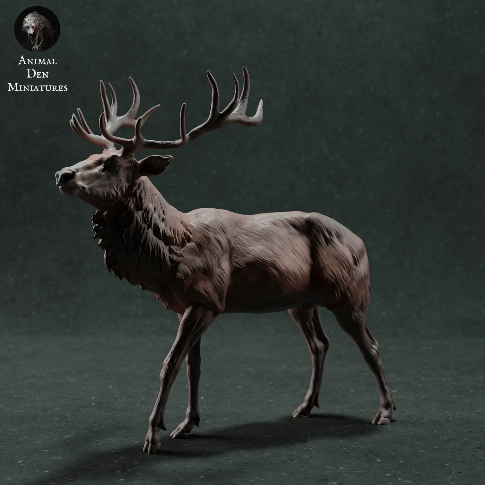 Red Deer Stag 3D model 3D printable | CGTrader