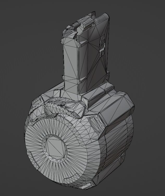 3D model Magazine Magpul PMAG D60 STANAG VR / AR / low-poly | CGTrader