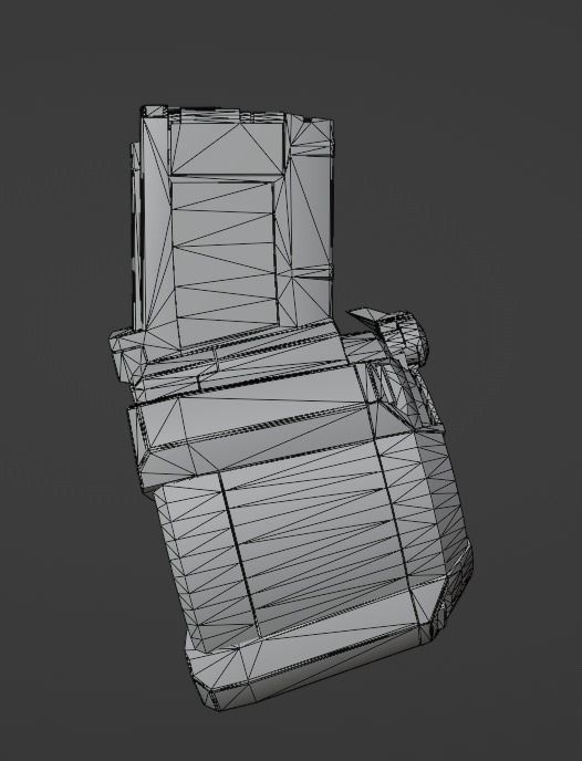 3D model Magazine Magpul PMAG D60 STANAG VR / AR / low-poly | CGTrader