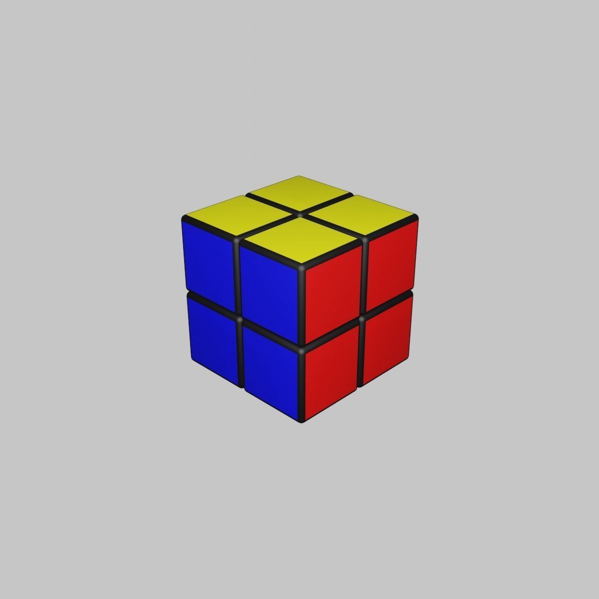 3D model 2x2x2 Rubiks Cube VR / AR / low-poly | CGTrader