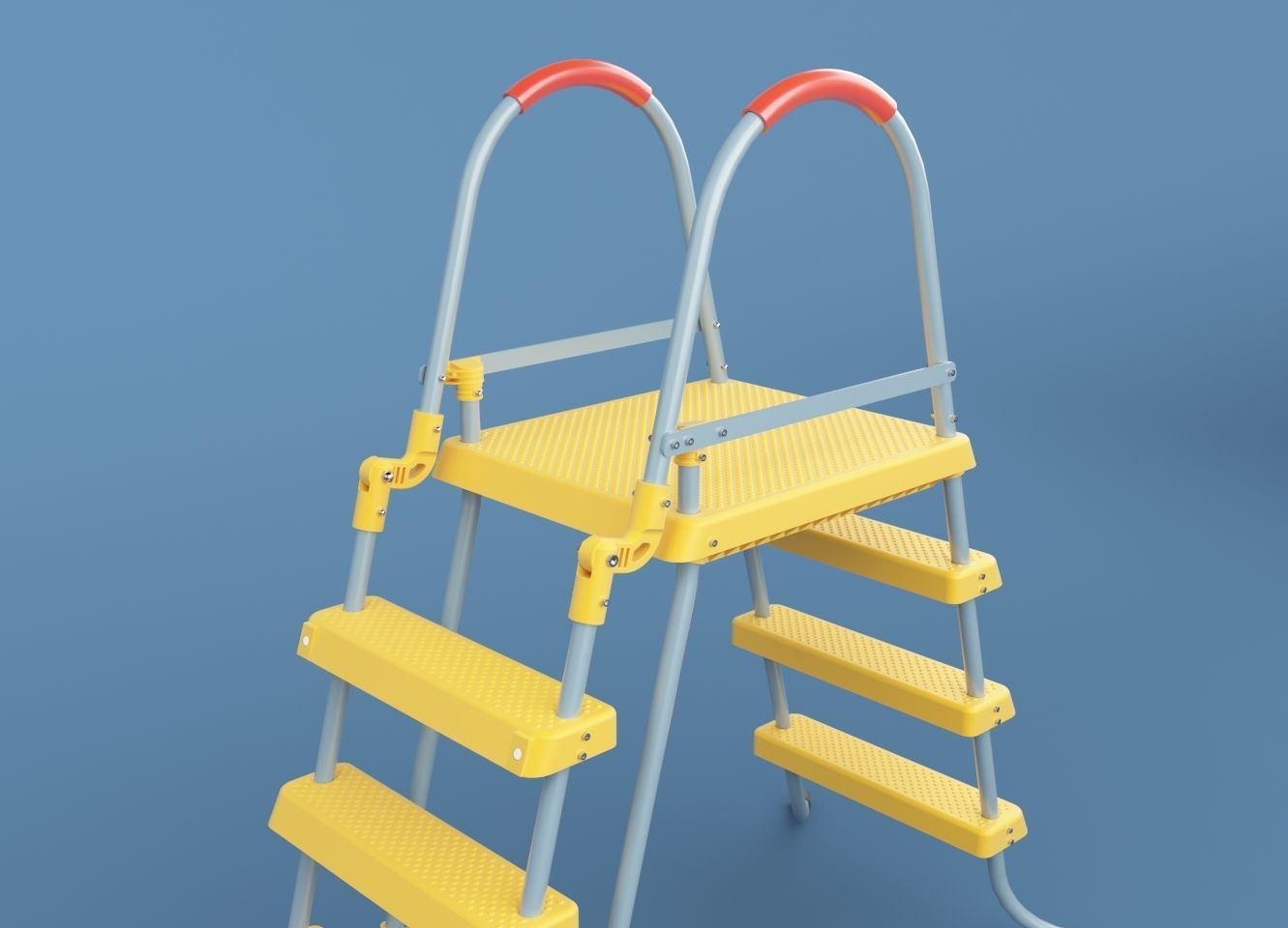 Bestway Pool Ladder 3 step 3D model | CGTrader