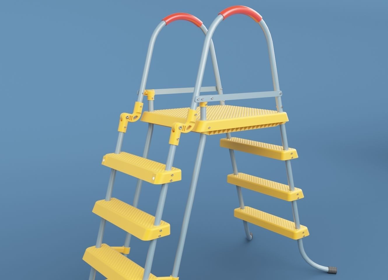 Bestway Pool Ladder 3 step 3D model | CGTrader