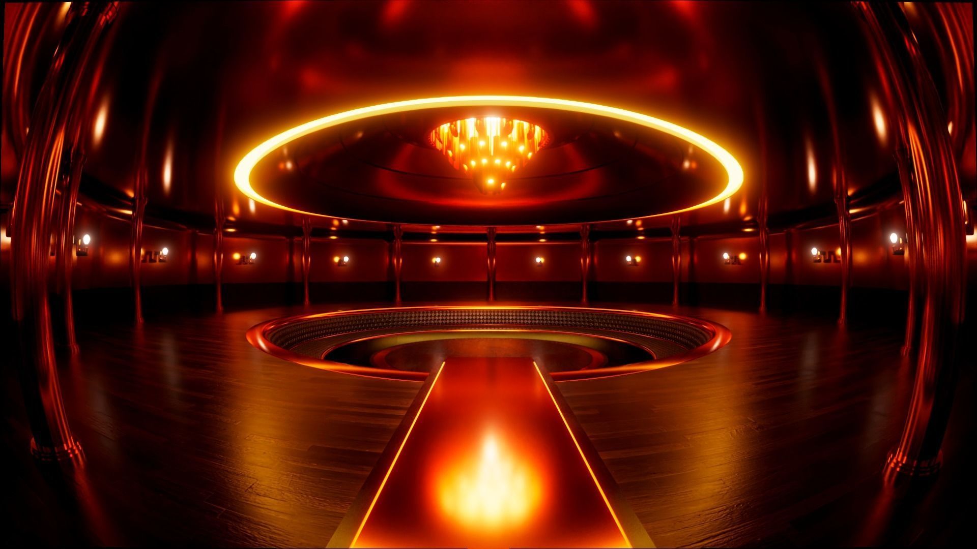 Interior of a closed club of interests 3D model | CGTrader