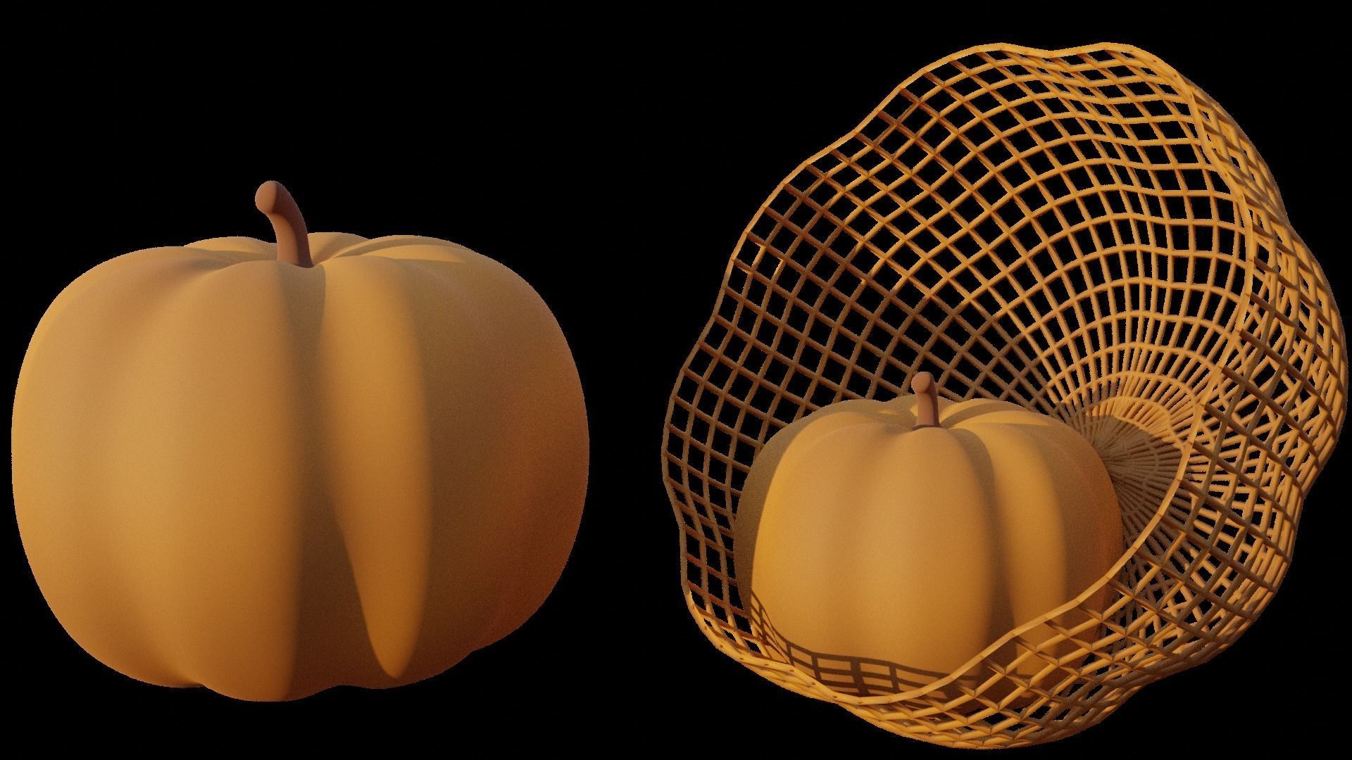 Free Pumpkin model free 3D model | CGTrader