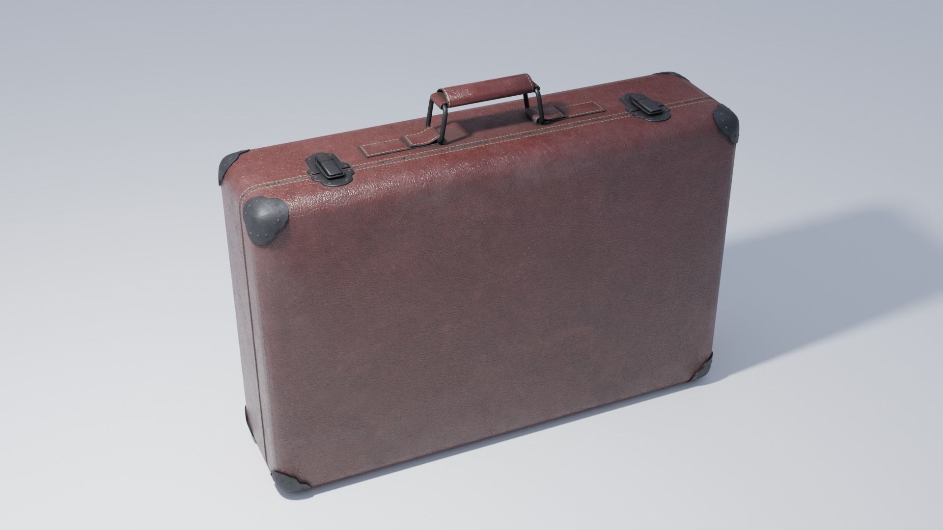 3D model Travel Suitcase with multiple 4K and 2K Textures VR / AR / low ...