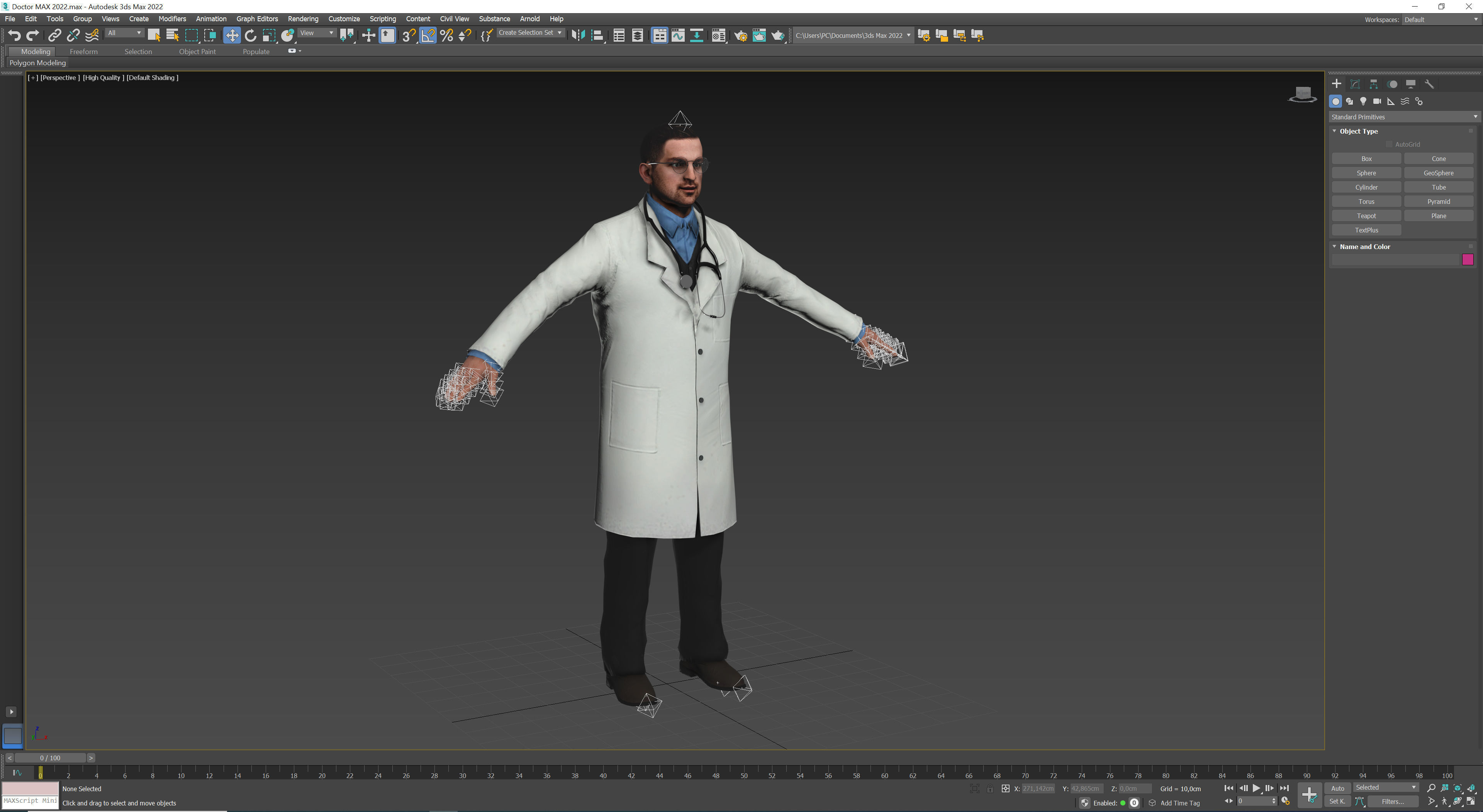 3D model Doctor 1 VR / AR / low-poly rigged animated | CGTrader