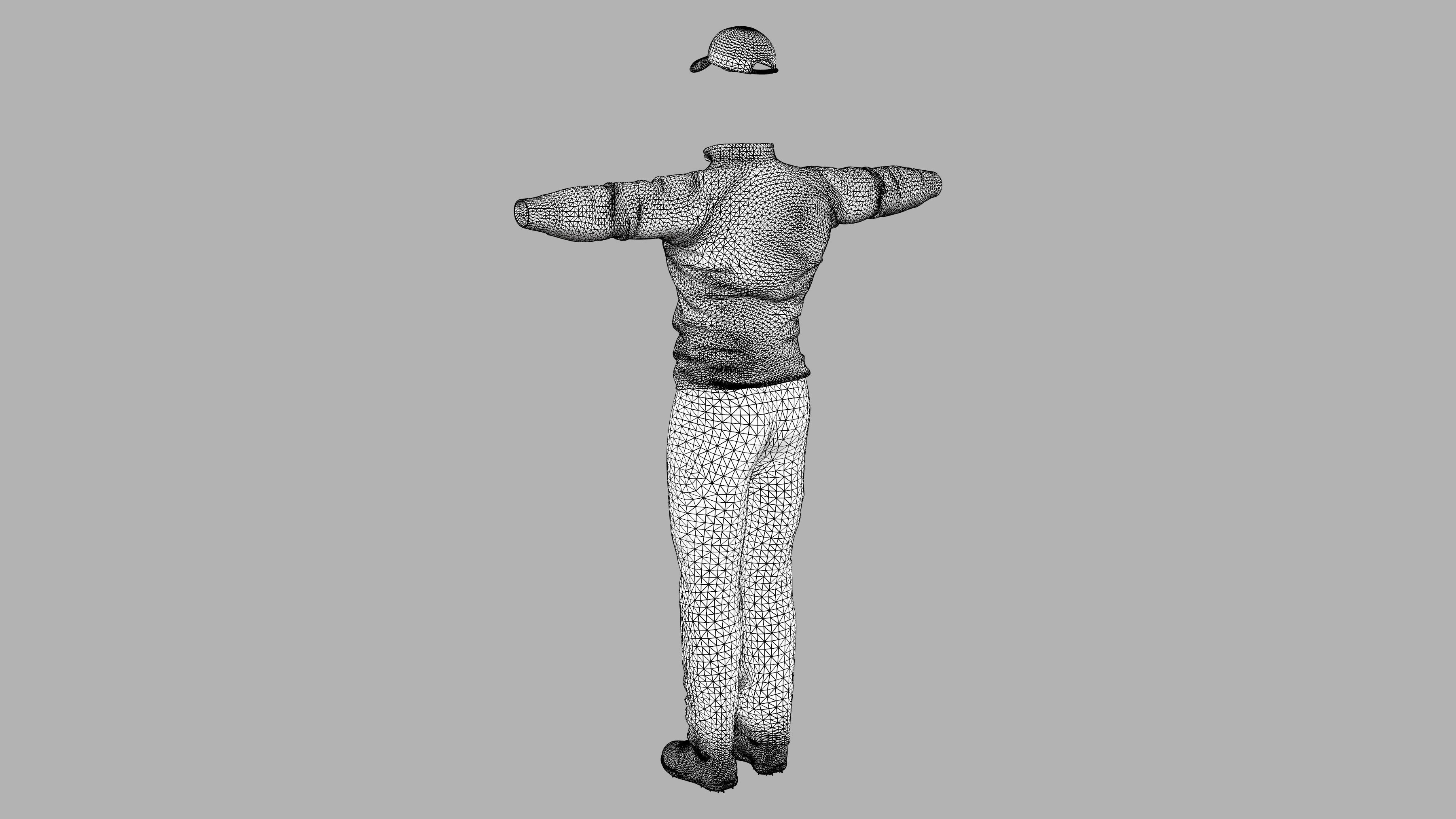 3D model Men Full Golfer Outfit VR / AR / low-poly | CGTrader