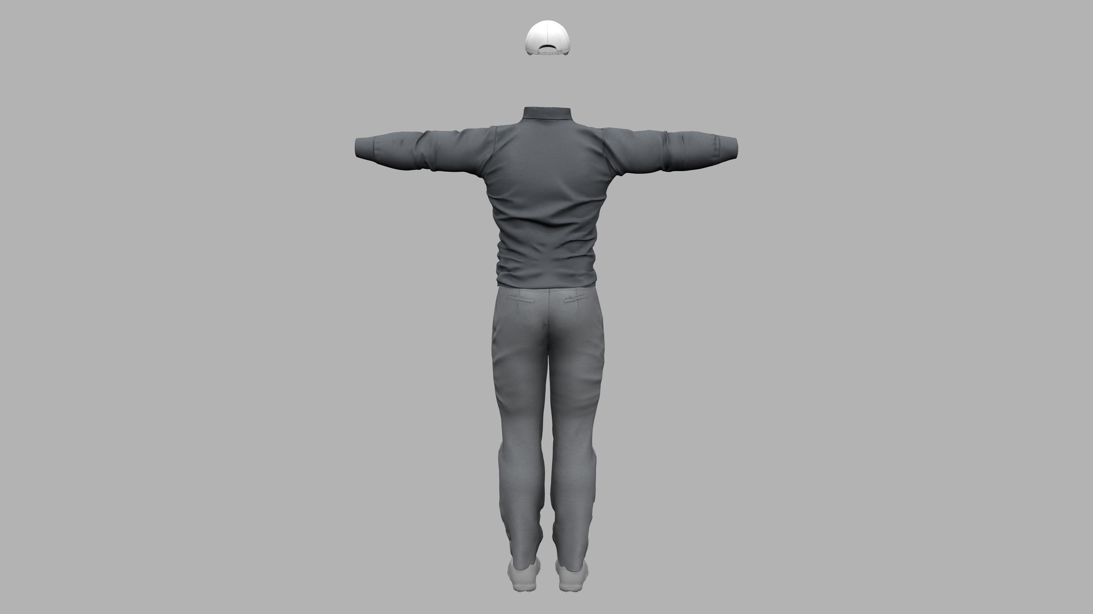 3D model Men Full Golfer Outfit VR / AR / low-poly | CGTrader