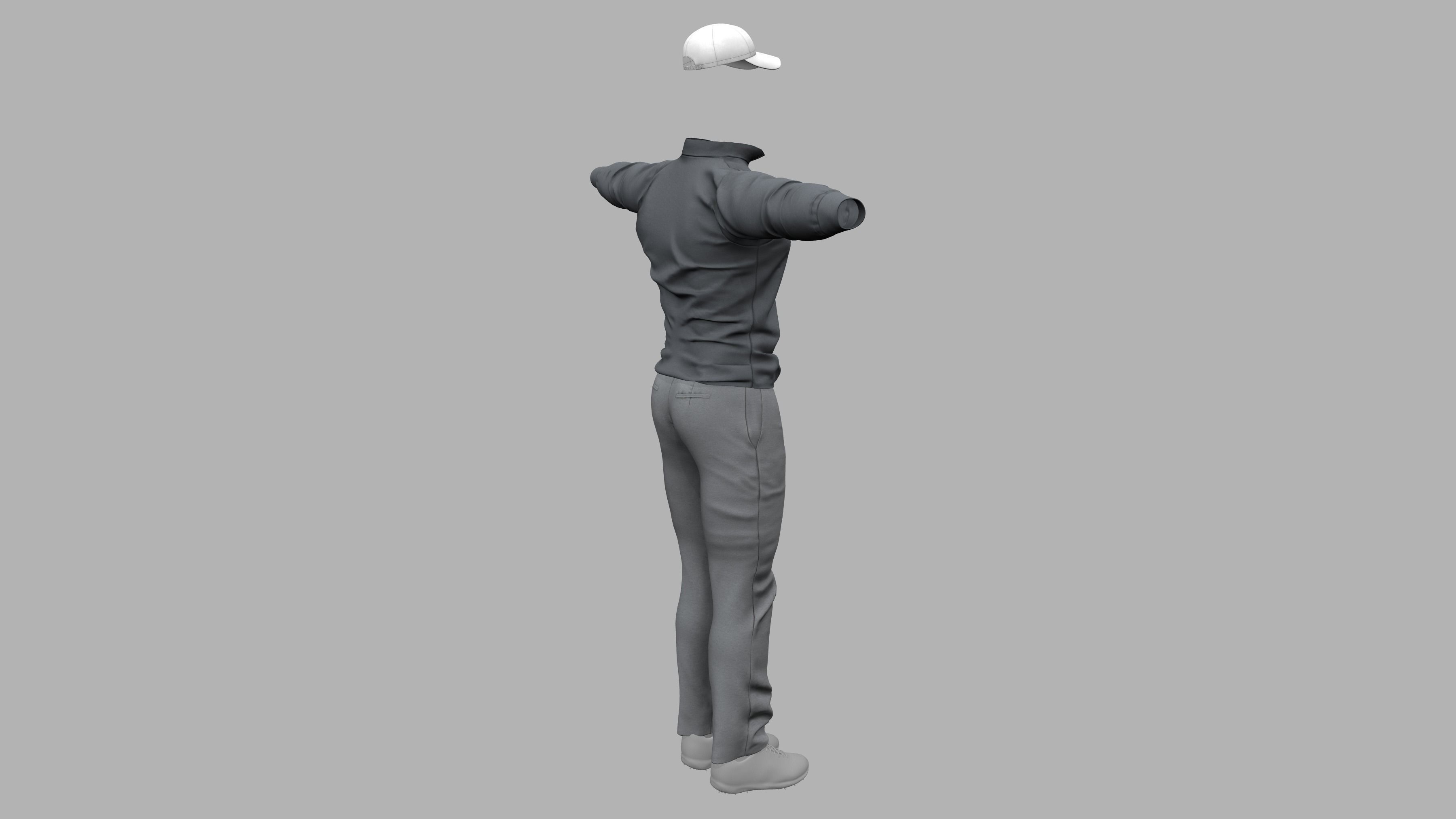 3D model Men Full Golfer Outfit VR / AR / low-poly | CGTrader