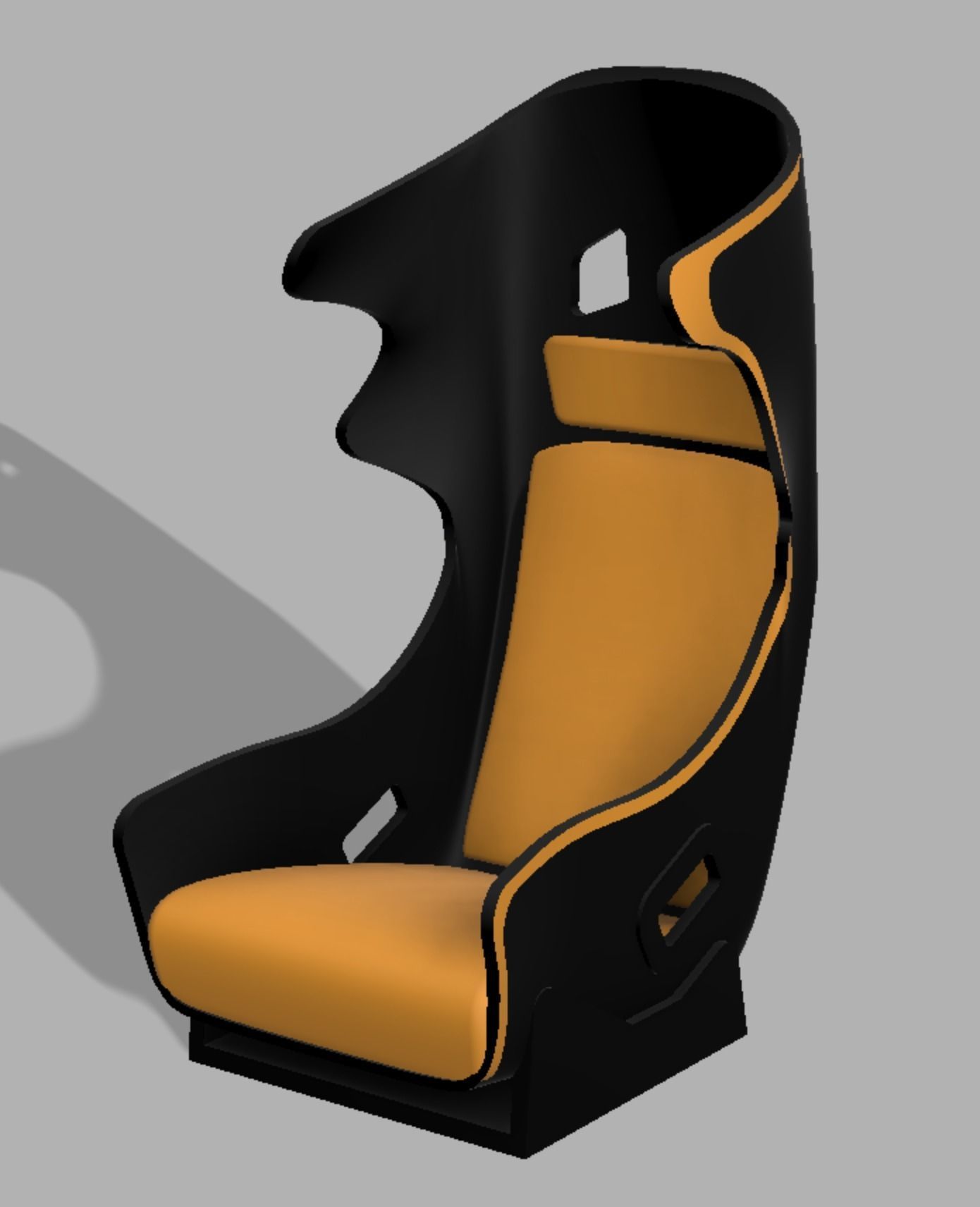 10th SCALE RC CAR SEAT 3D model 3D printable | CGTrader