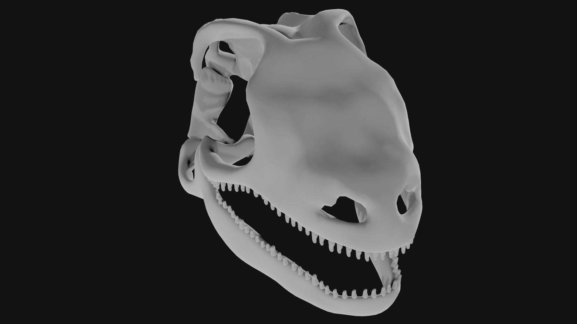 Lizard skull 3D model | CGTrader