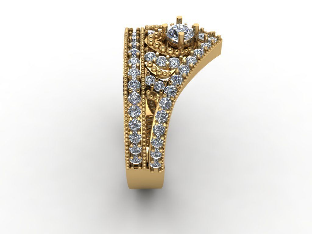 DIAMONG GOLD RING CG-5 free 3D model 3D printable | CGTrader