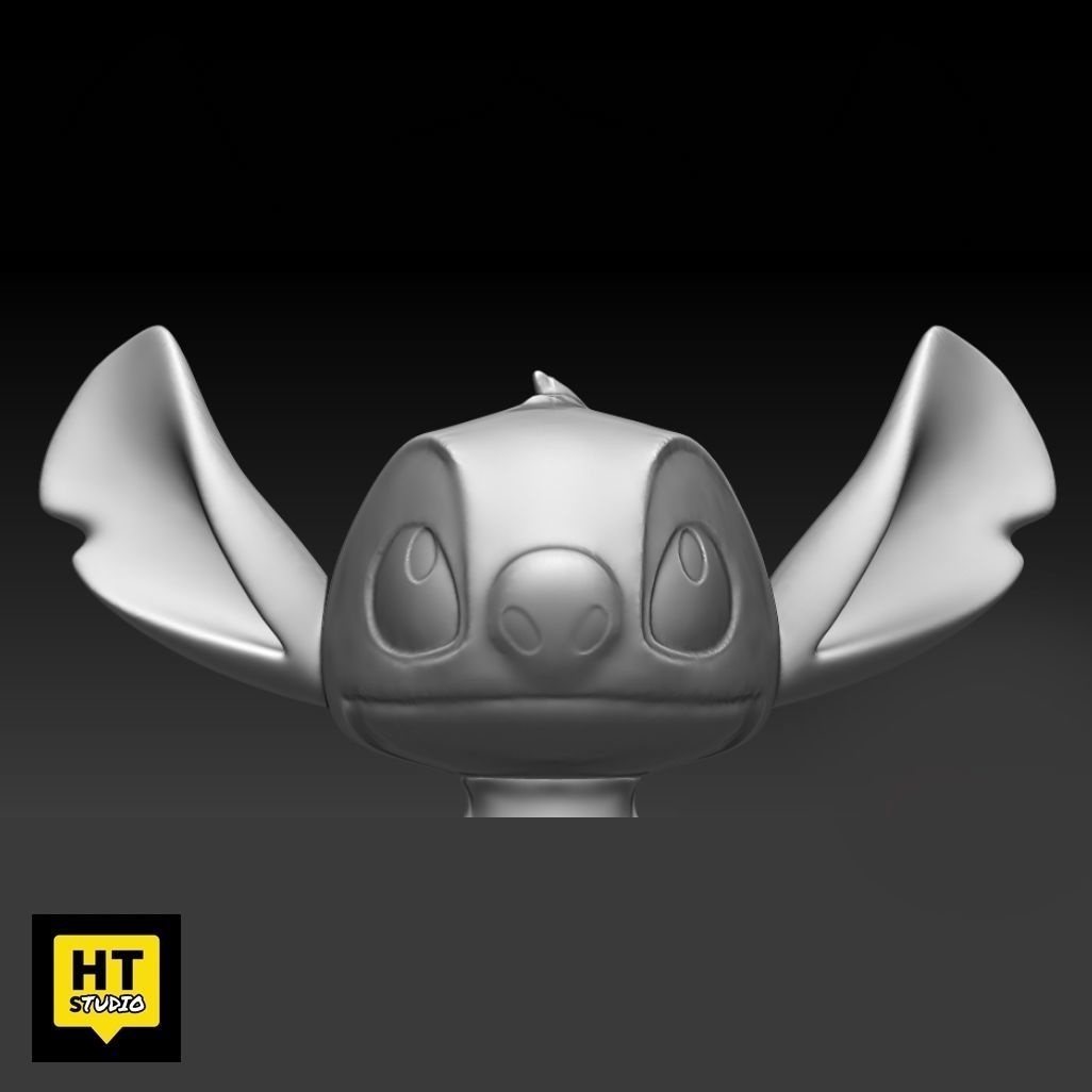 Stitch Phone Stand 3D model 3D printable | CGTrader