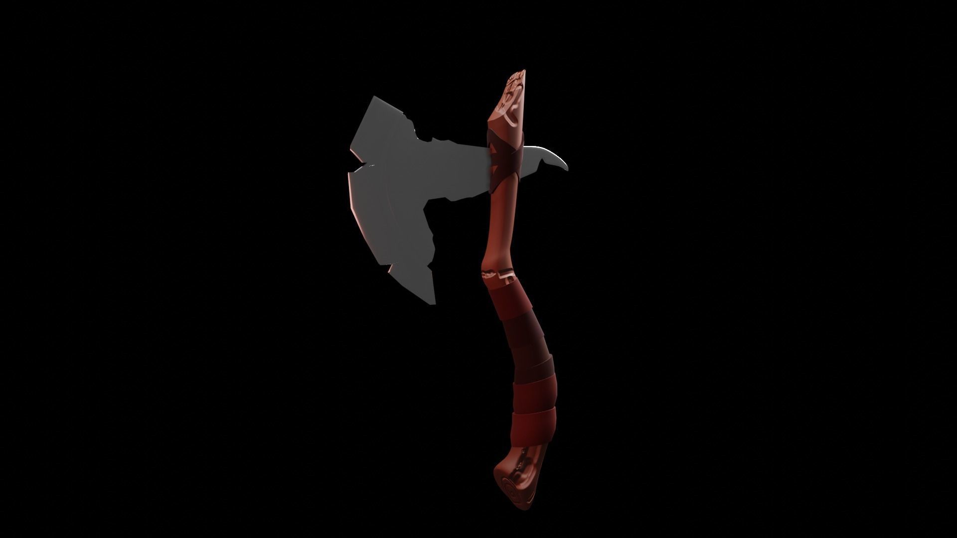 Axe low poly game ready free VR / AR / low-poly 3D model | CGTrader