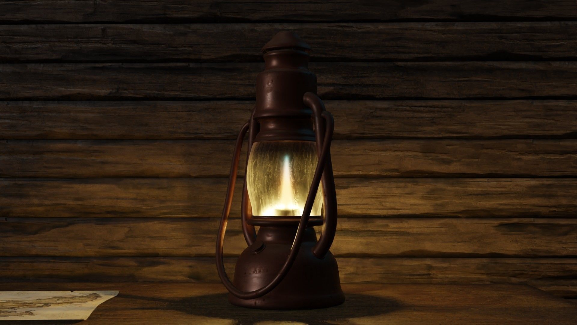 3D model Oil Lamp - Lampa Naftowa VR / AR / low-poly | CGTrader