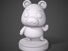 FLURRY - LLUVIA - ANIMAL CROSSING HAMSTER 3D model 3D printable | CGTrader