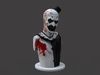 Art The Clown Terrifier Bust 3D model 3D printable | CGTrader