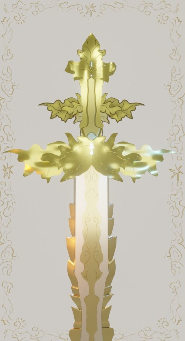 Root Short Sword 3D model 3D printable | CGTrader