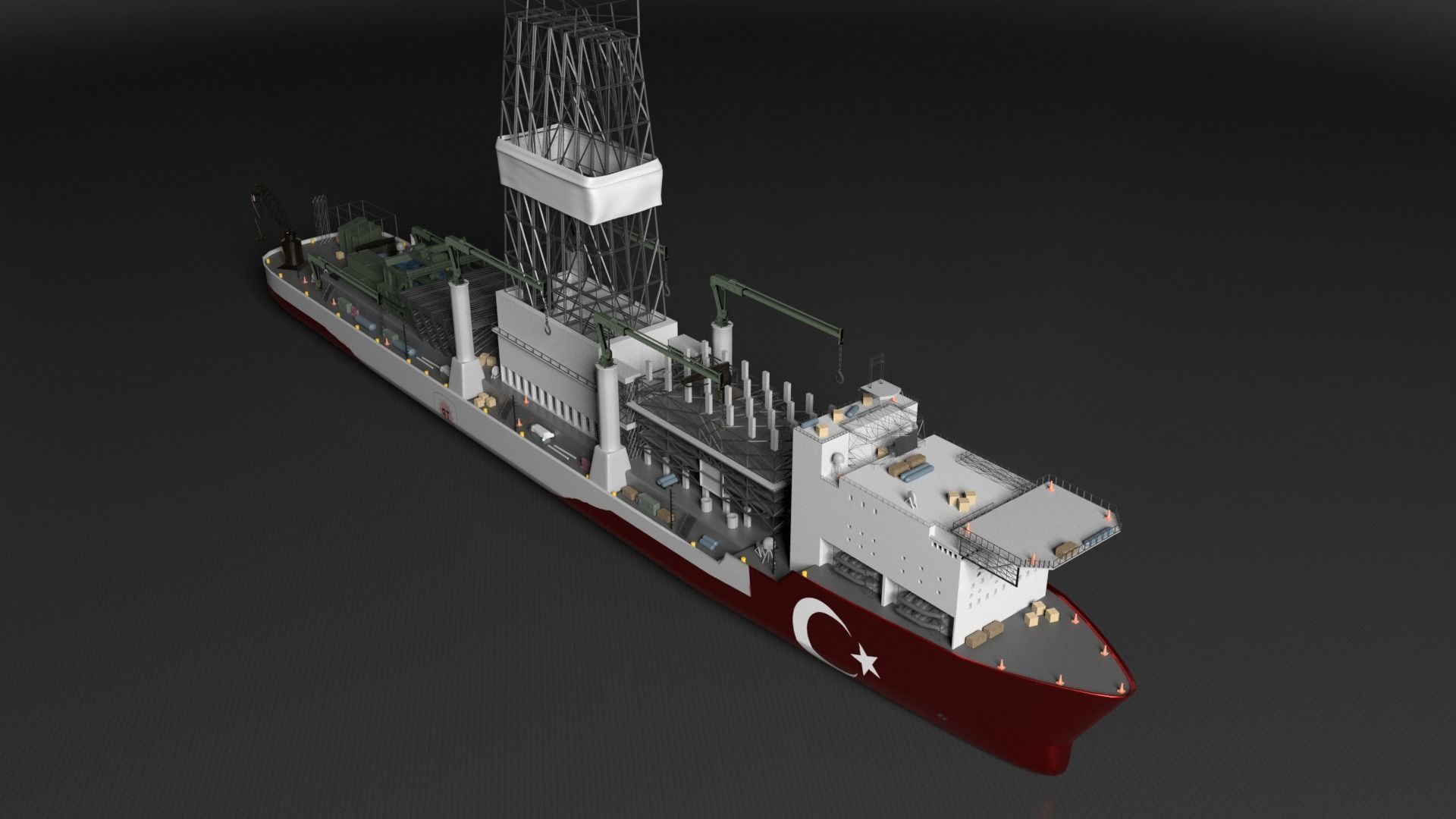 Fatih Ship 3D MODEL 3D model | CGTrader