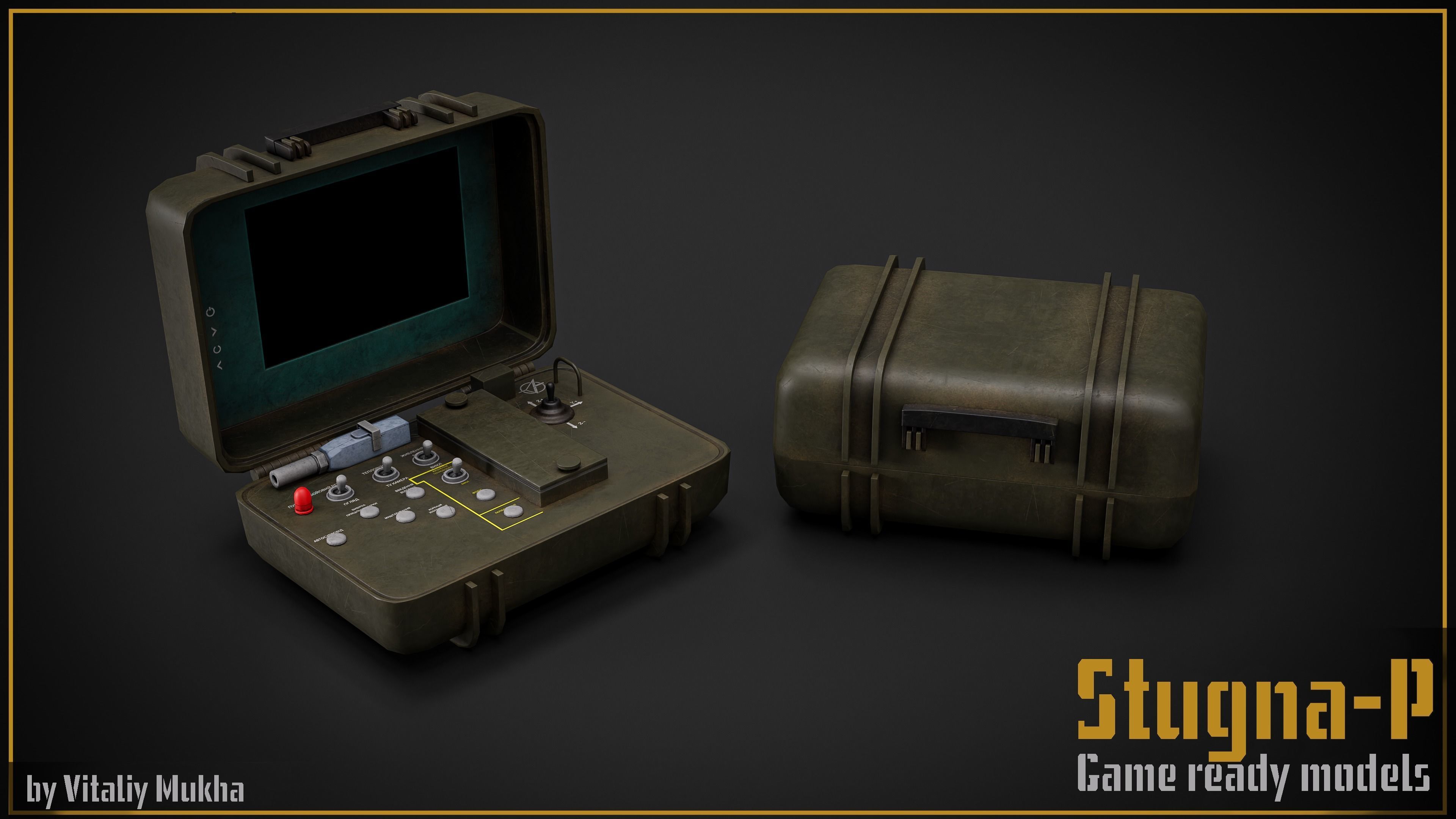 3D model Stugna-P Ukraine anti-tank guided missile system gameready VR ...