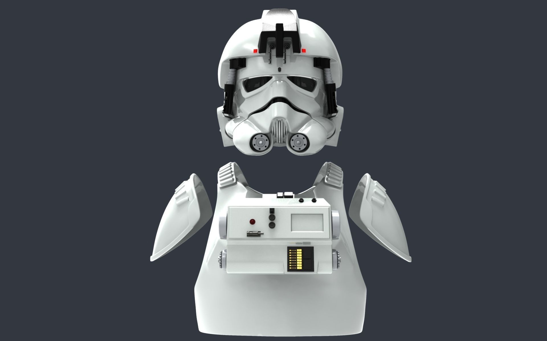 Imperial AT-AT driver 3D model 3D printable | CGTrader