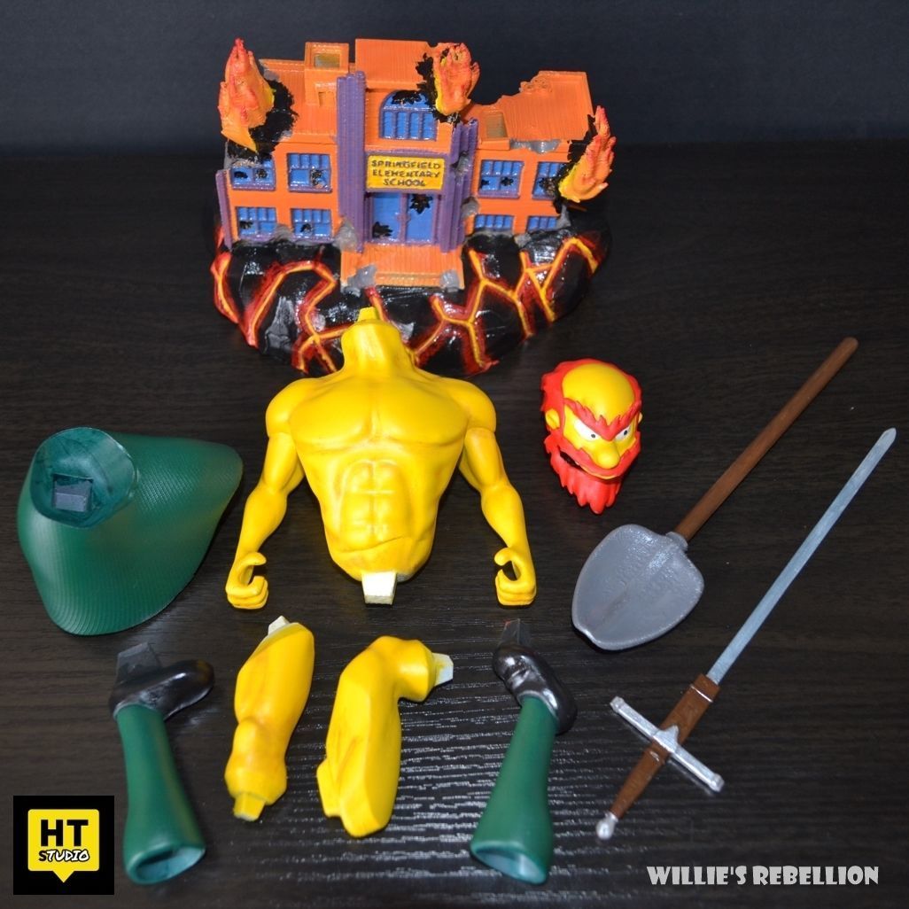 Willie William Wallace The Simpsons 3D model 3D printable | CGTrader