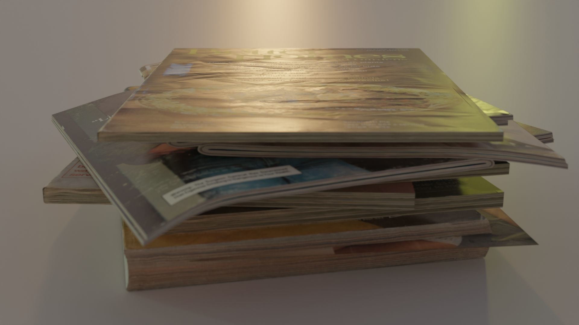 Stack of Grandma and Grandpas Magazines 3D model | CGTrader