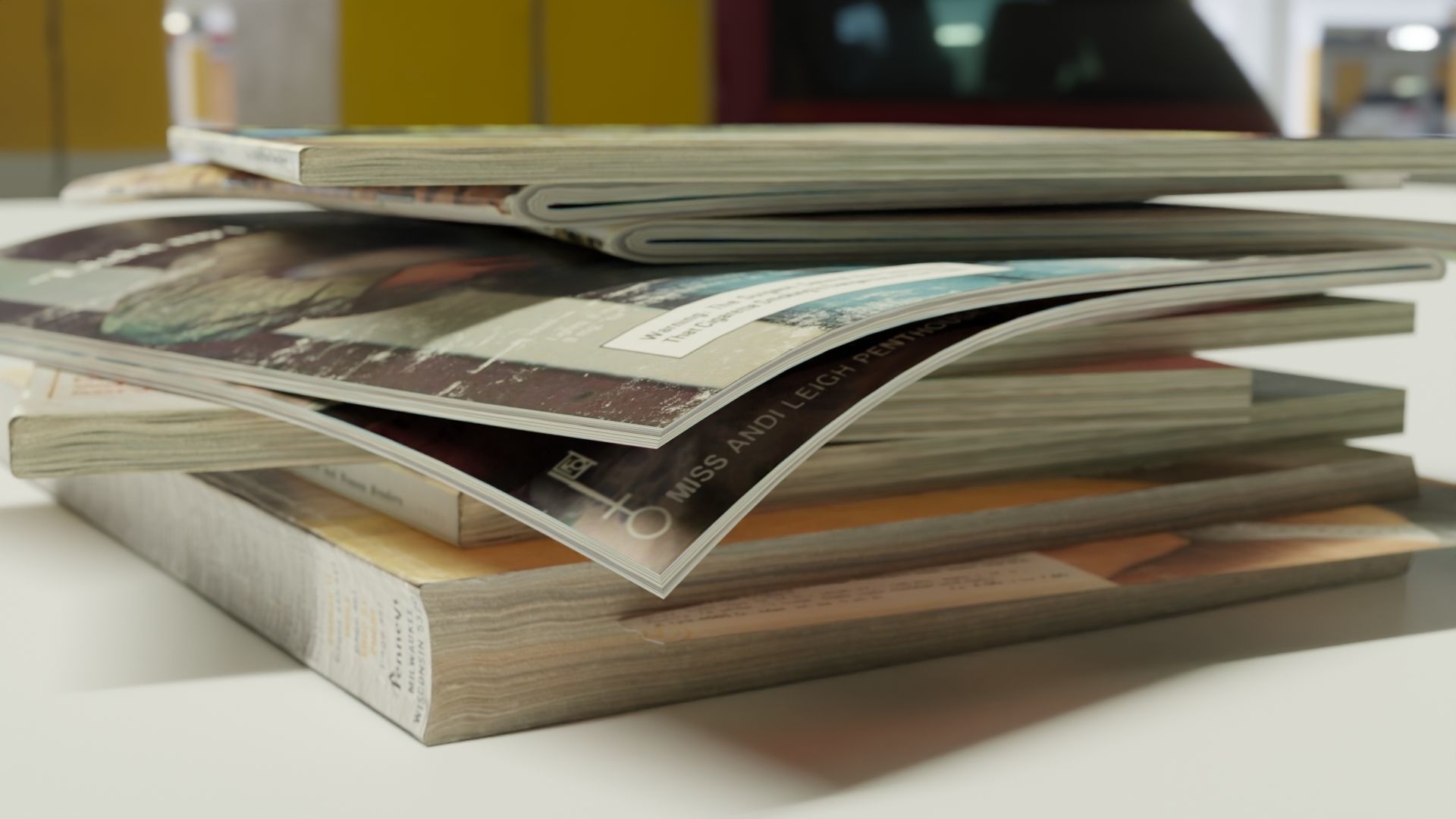 Stack of Grandma and Grandpas Magazines 3D model | CGTrader