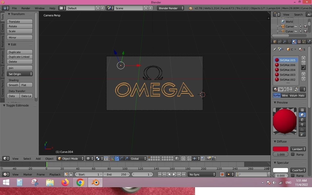 3D model Omega Logo VR / AR / low-poly | CGTrader
