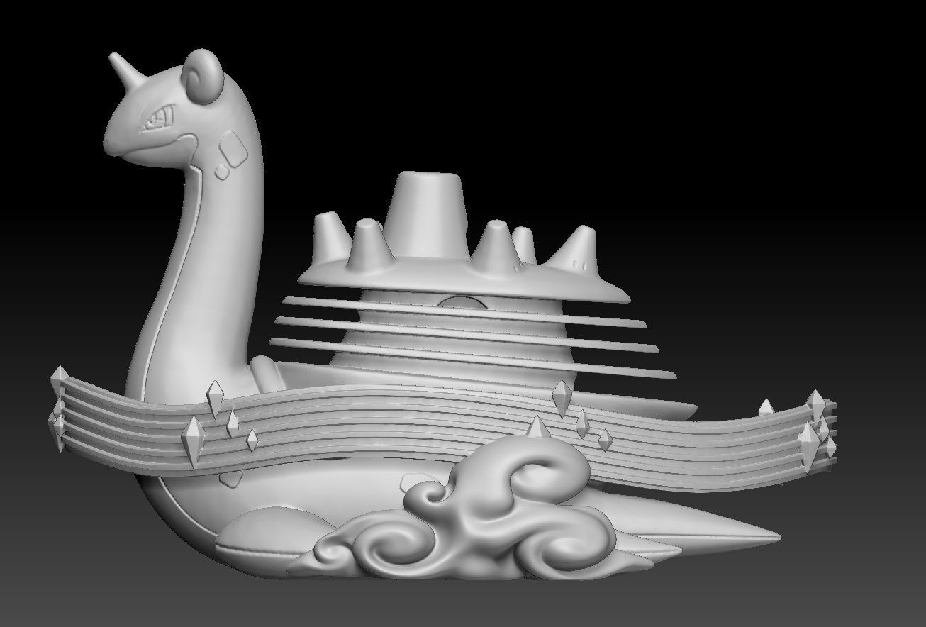 Pokemon Gigantamax Lapras 3D model 3D printable | CGTrader