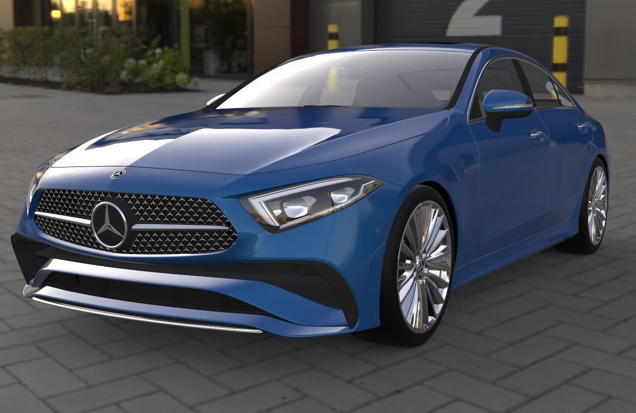 Mercedes Benz CLS Printable 3D model 3D printable | CGTrader
