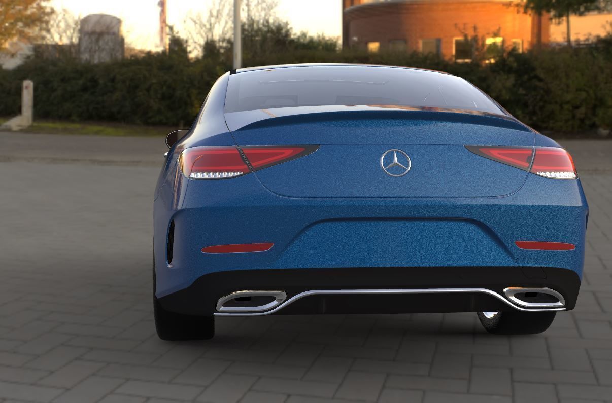 Mercedes Benz CLS Printable 3D model 3D printable | CGTrader