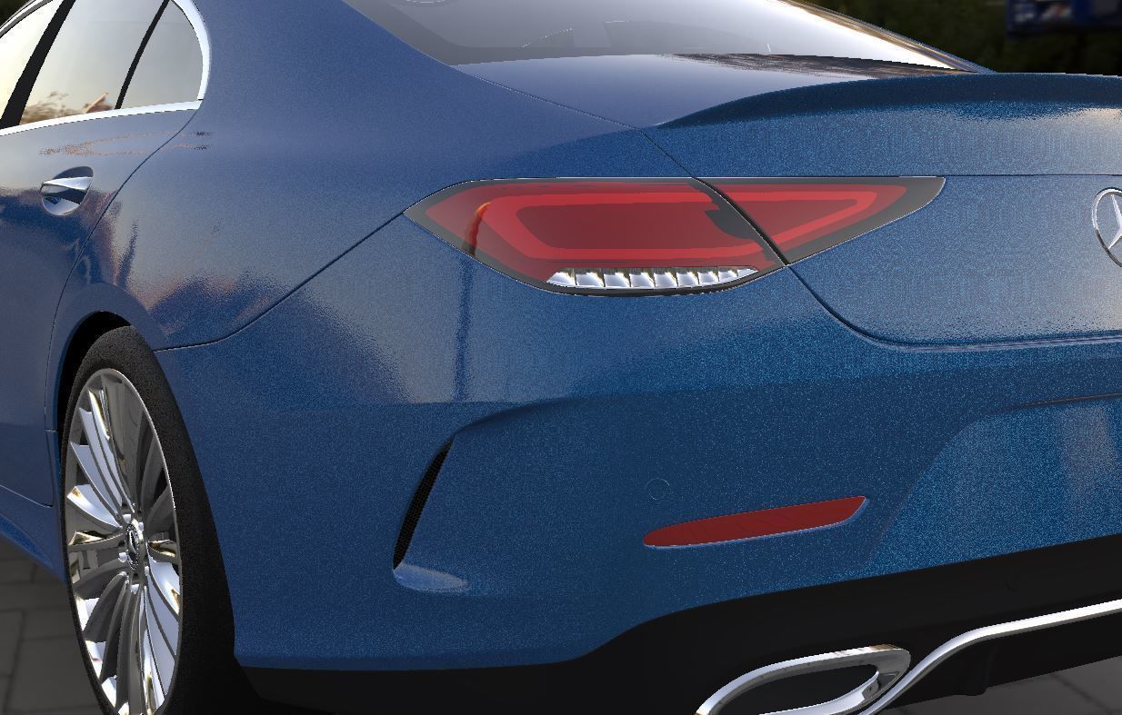 Mercedes Benz CLS Printable 3D model 3D printable | CGTrader