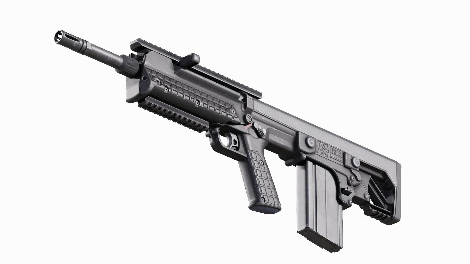 3D model Kel-Tec RFB 762x51 NATO Bullpup Rifle VR / AR / low-poly ...