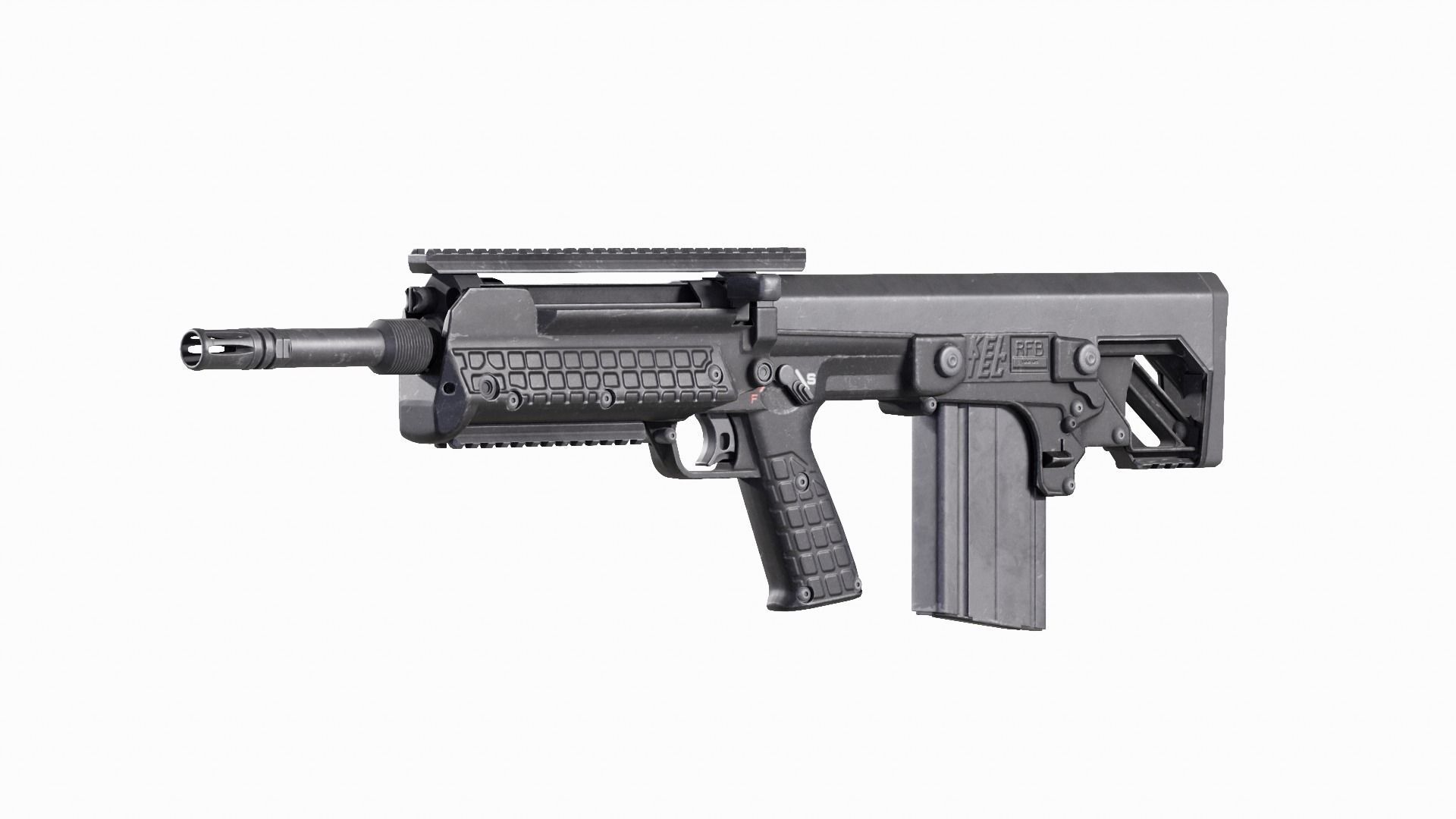 3D model Kel-Tec RFB 762x51 NATO Bullpup Rifle VR / AR / low-poly ...
