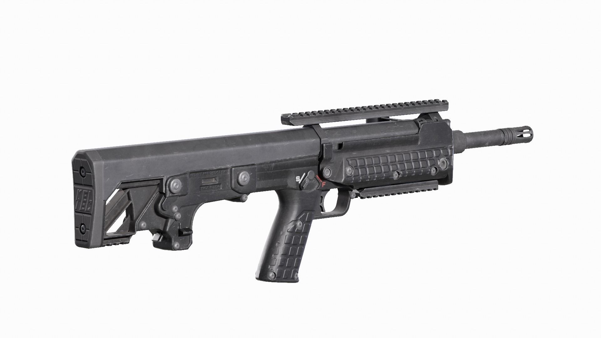 3D model Kel-Tec RFB 762x51 NATO Bullpup Rifle VR / AR / low-poly ...