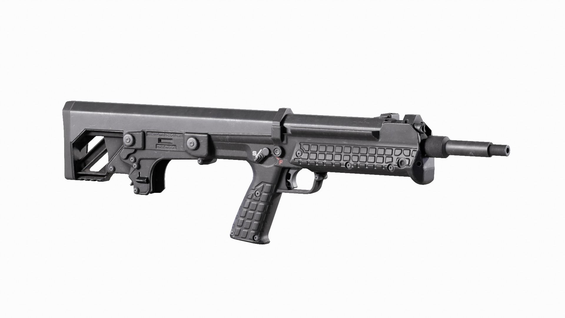 3D model Kel-Tec RFB 762x51 NATO Bullpup Rifle VR / AR / low-poly ...