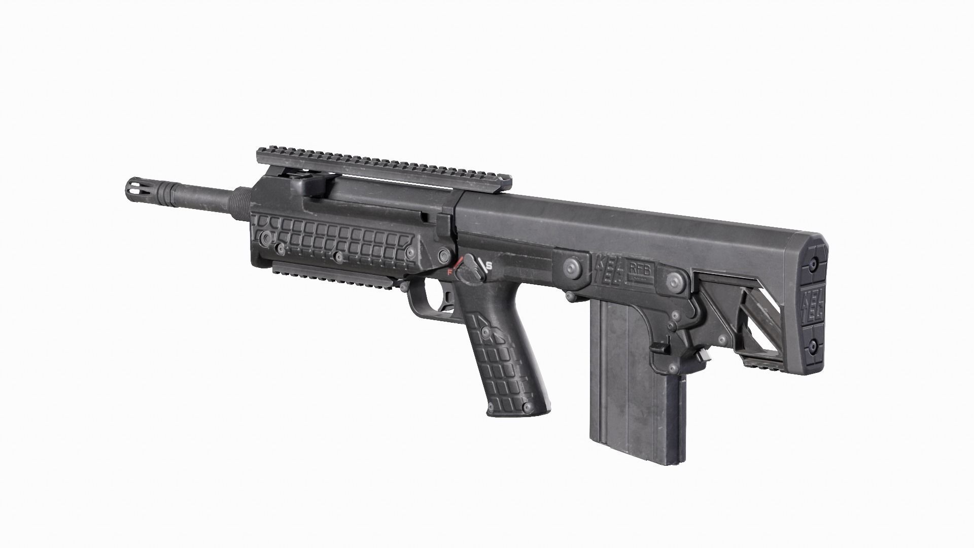 3D model Kel-Tec RFB 762x51 NATO Bullpup Rifle VR / AR / low-poly ...