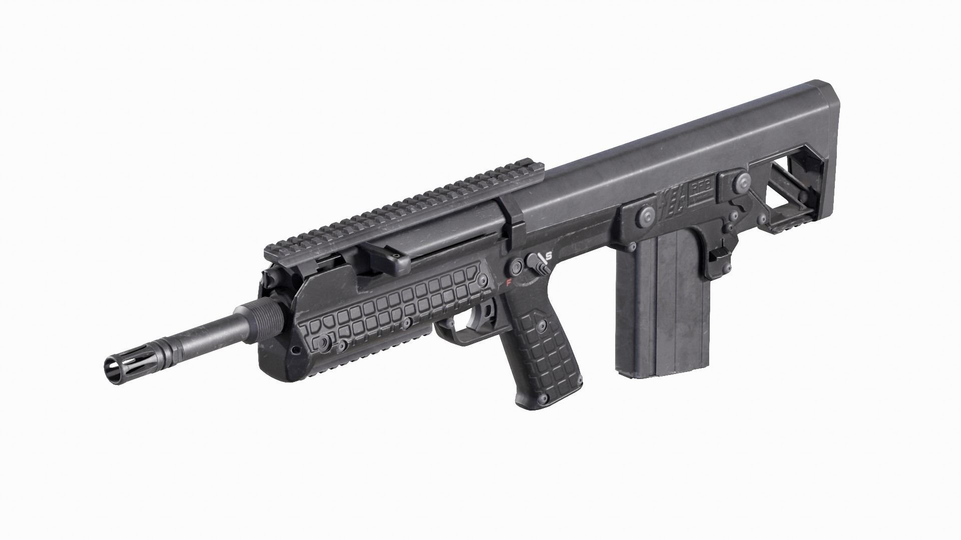 3D model Kel-Tec RFB 762x51 NATO Bullpup Rifle VR / AR / low-poly ...