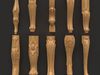 CNC table legs collection 11 3D model 3D printable | CGTrader