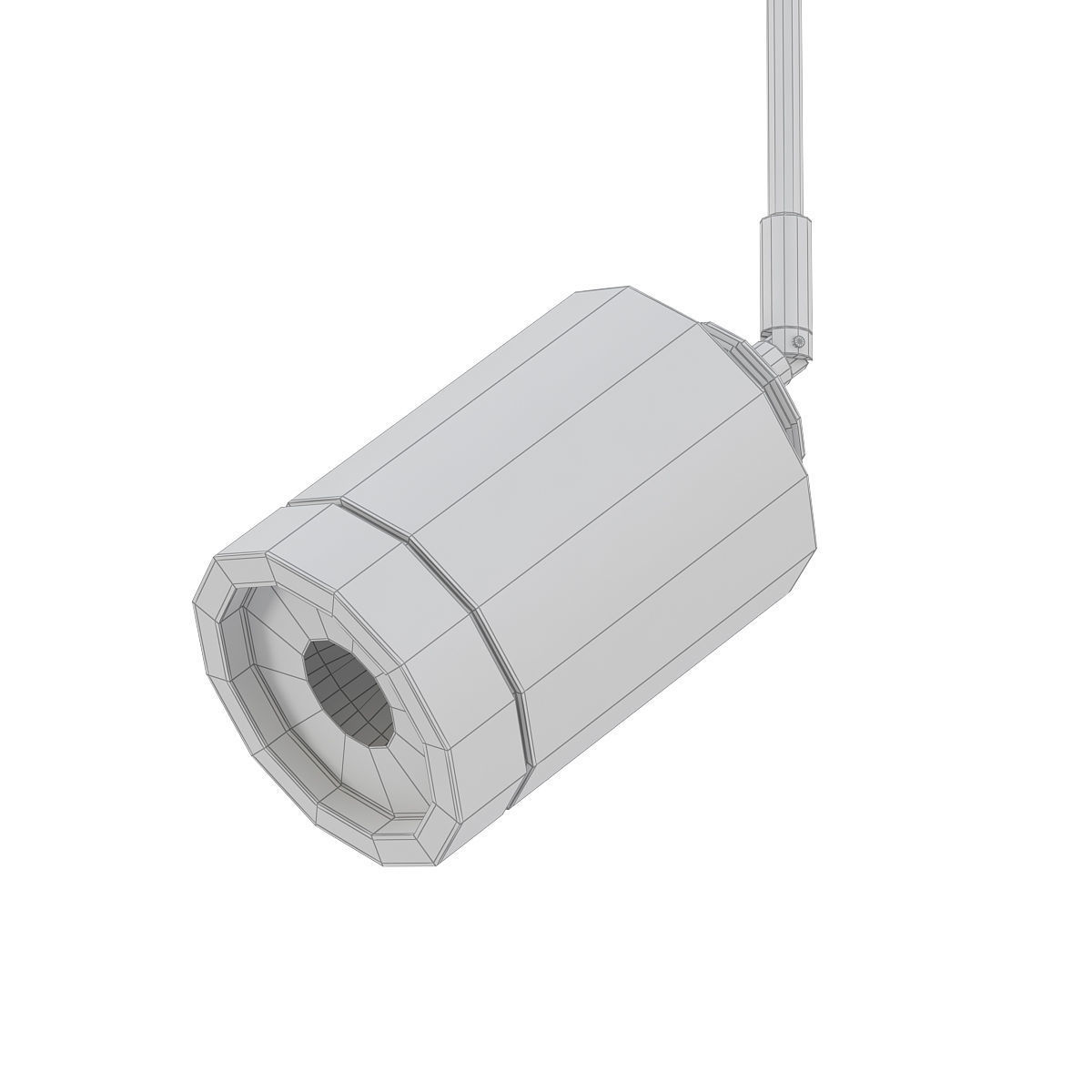 Tellium 2 led track light with gold finish 3D model | CGTrader
