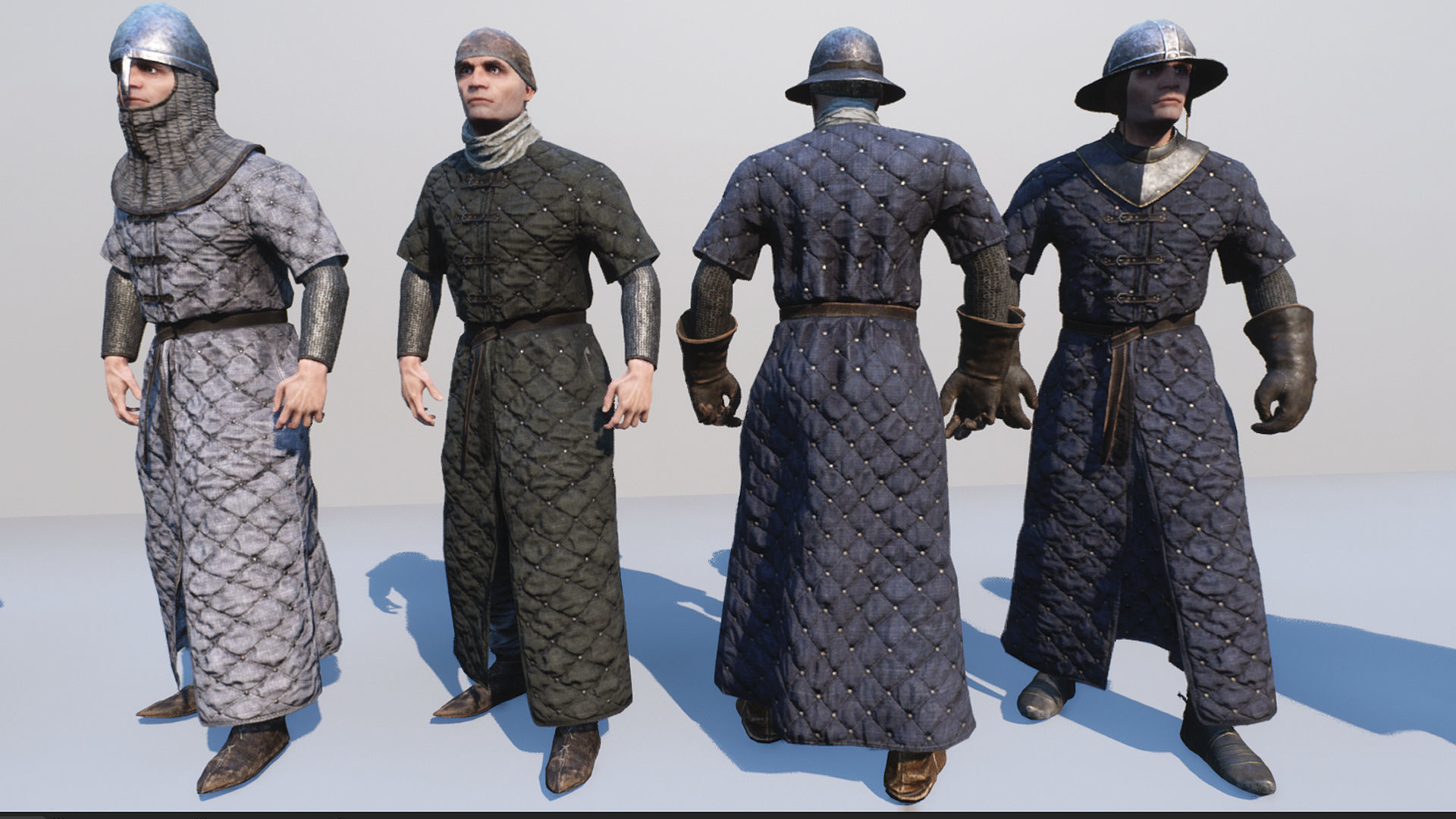 3D model Medieval Knights - Modular VR / AR / low-poly | CGTrader