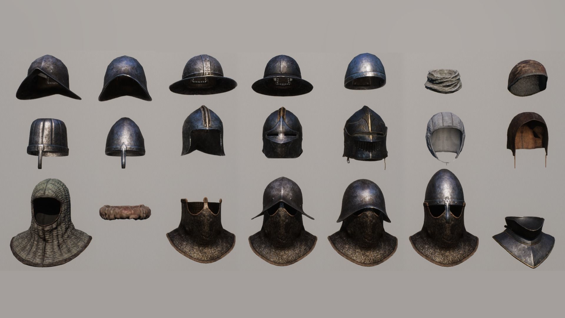 3D model Medieval Knights - Modular VR / AR / low-poly | CGTrader