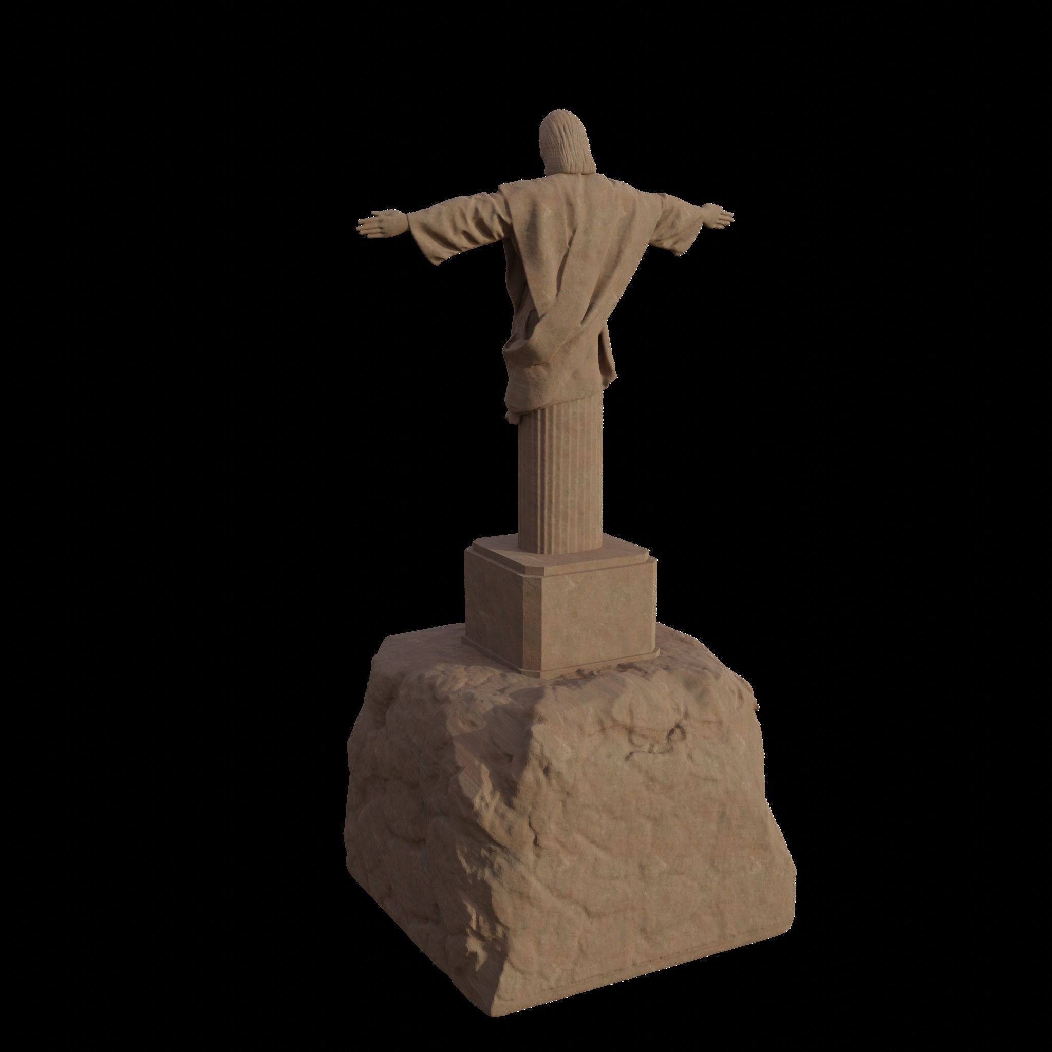 STATUE OF CHRIST THE SAVIOR 3D model 3D printable | CGTrader