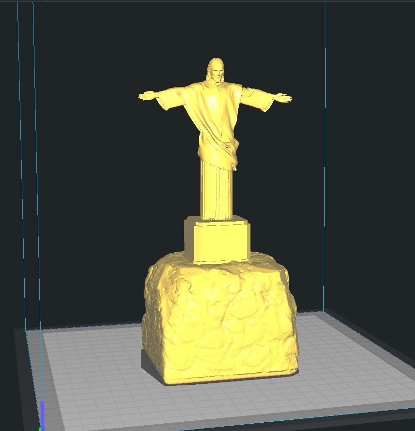 STATUE OF CHRIST THE SAVIOR 3D model 3D printable | CGTrader