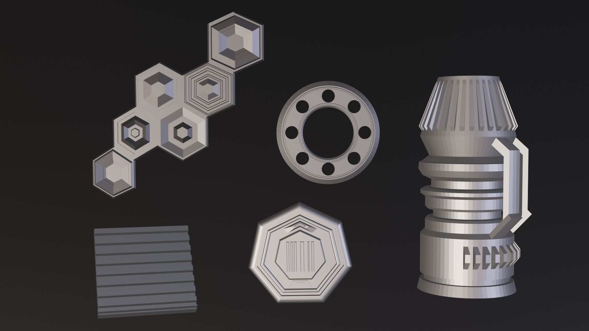 Greebles Costume Kit 3D model 3D printable | CGTrader